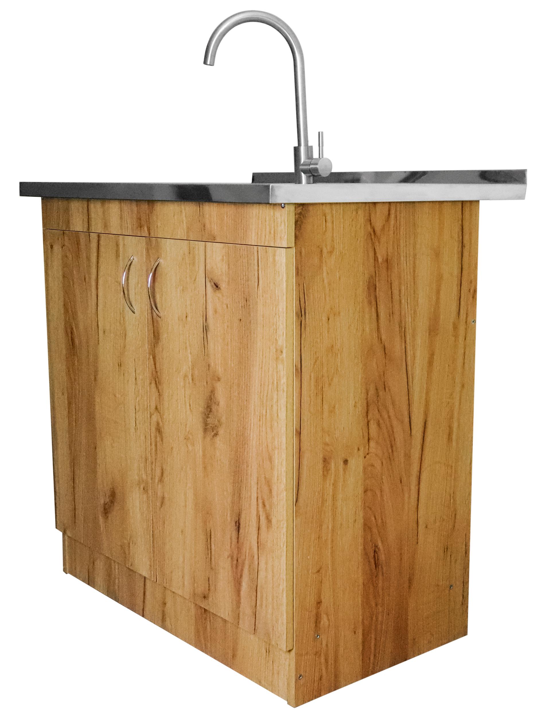 ᐉ Мийка з тумбою AQUAMILL VAVILON 80 люкс ліва/права та змішувач з нержавіючої сталі AquaMill ...