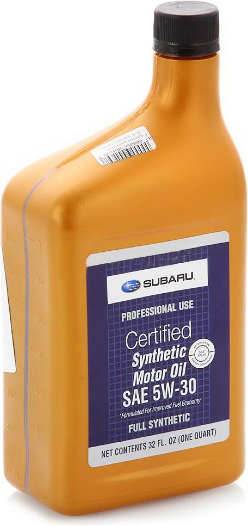 ᐉ Масло моторное Subaru Motor Oil 5W-30 0,946 л (SOA868V9280) • Купить ...