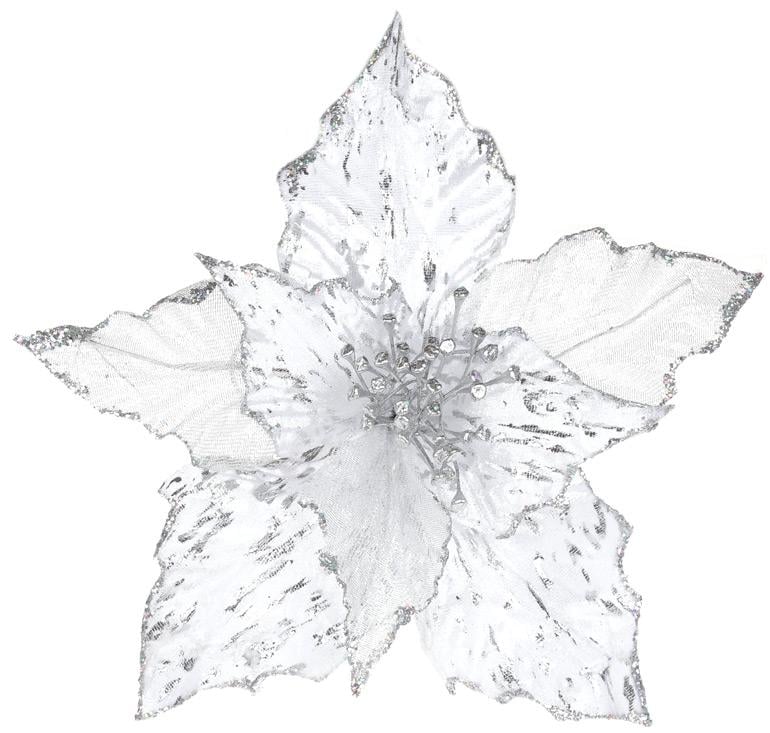 ᐉ Квітка декоративна BonaDi Пуансетія 27 см (839-042) • Краща ціна в Києві, Україні • Купити в ...