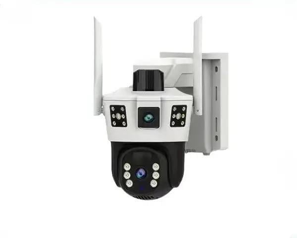 ᐉ Камера видеонаблюдения уличная IP Wi-Fi поворотная с двумя ...