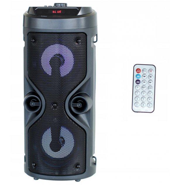 ᐉ Колонка с подсветкой BT Speaker ZQS-4209 портативная с пультом ДУ Черный
