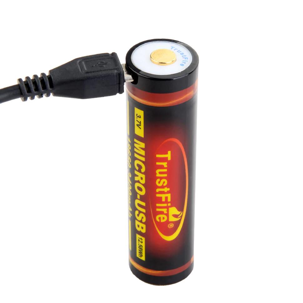 ᐉ Аккумулятор Trustfire USB 18650 • Краща ціна в Києві, Україні ...