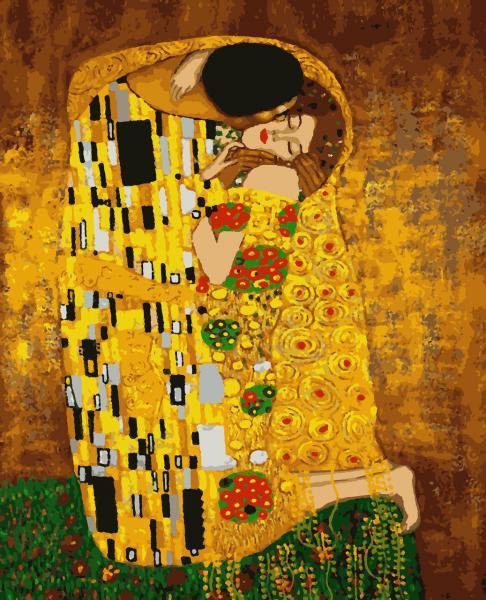 ᐉ Картины по номерам Artissimo Густав Климт Поцелуй 40x50 см Pn7540