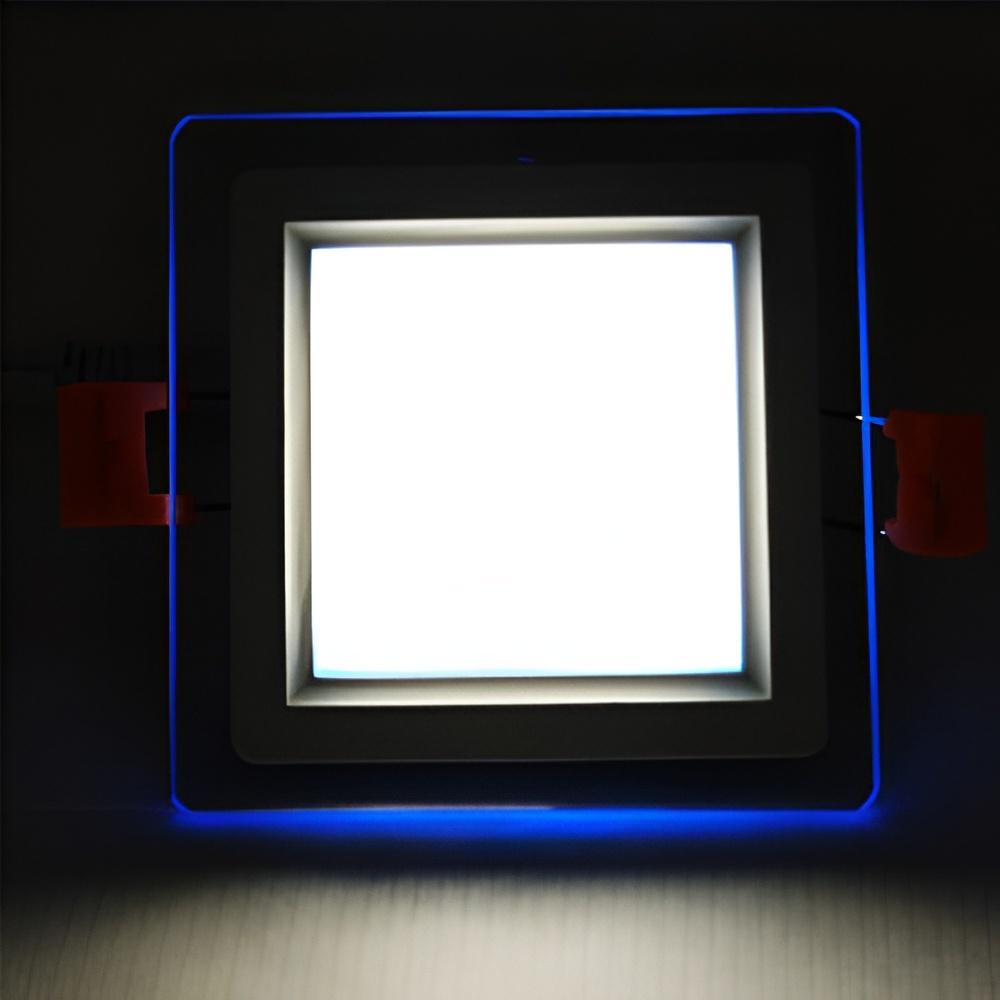 ᐉ Панель LED Сяйво Lemanso 9W 720Lm 4500K з синьою підсвіткою (LM1039 ...