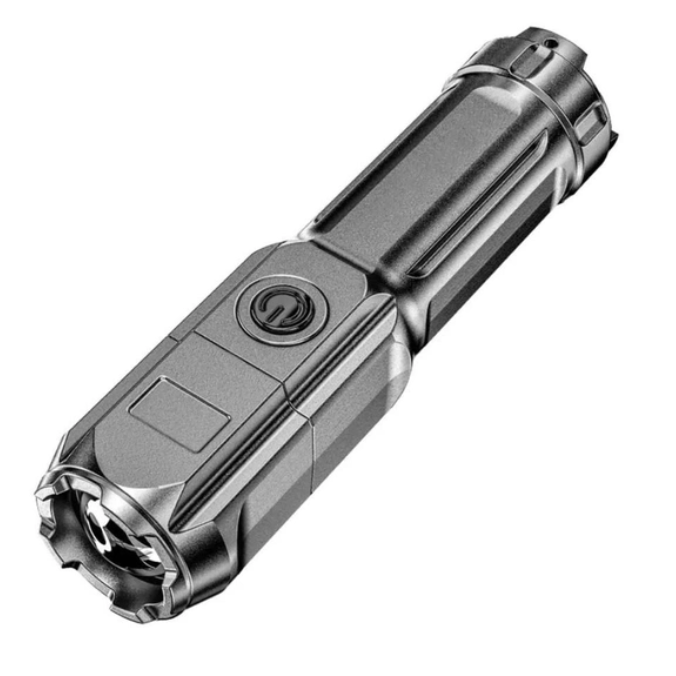 ᐉ Ліхтарик ручний світлодіодний на акумуляторі з Usb зарядкою Чорний 2008977360 • Краща ціна в