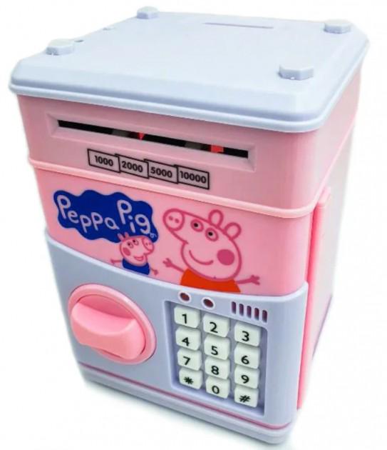 ᐉ Копилка-сейф Number Bank Peppa Свинка Пеппа с кодовым замком для ...