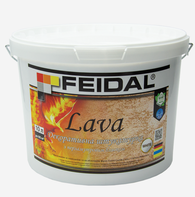 ᐉ Фарба декоративна Feidal Lava тонована 10 л • Краща ціна в Києві ...