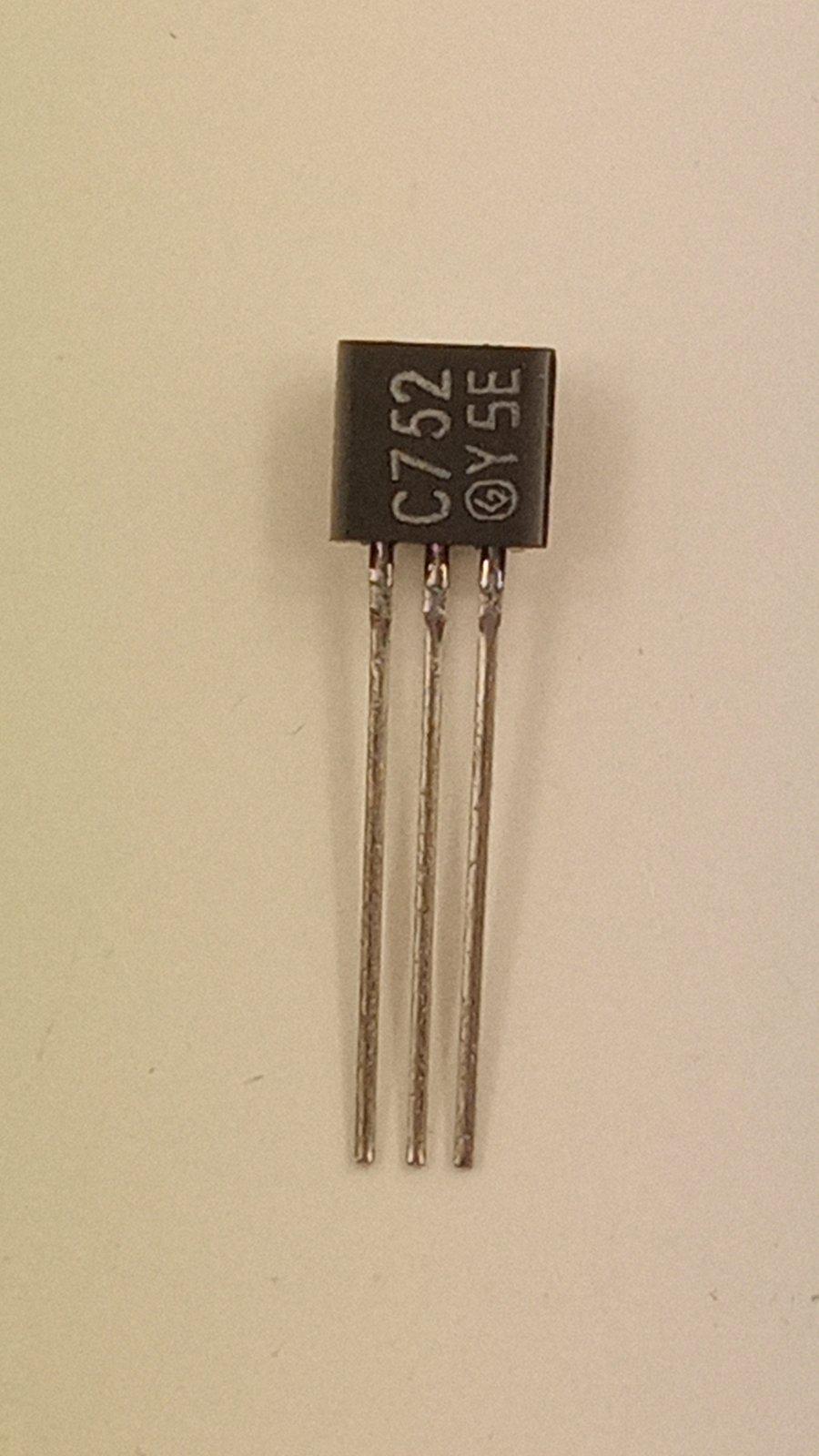 ᐉ Транзистор 2SC752 npn 40V 0.2A h240 TO-92 (18562) • Краща ціна в ...