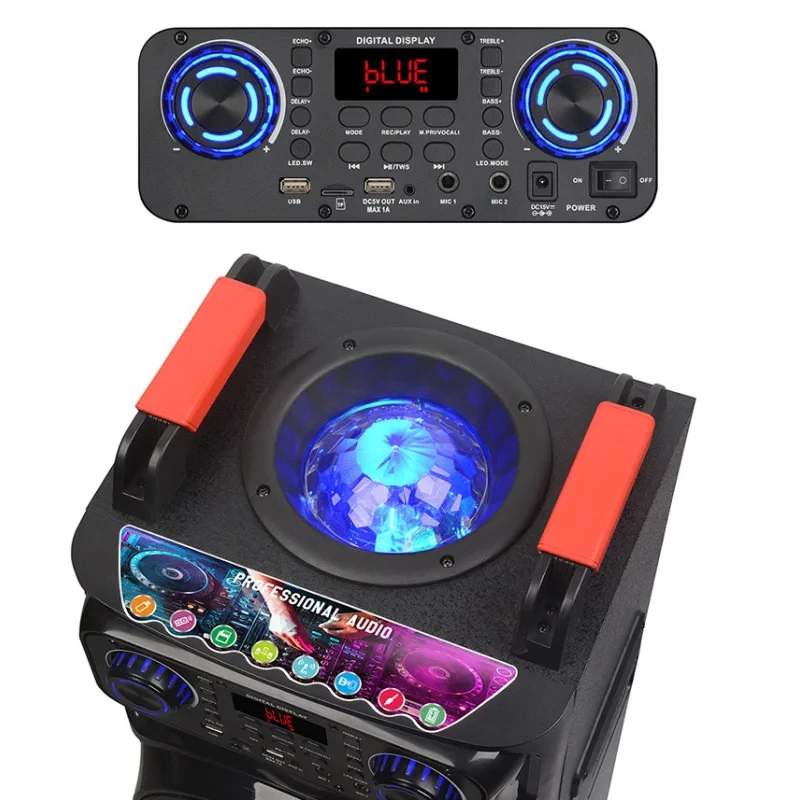 ᐉ Портативная колонка NDR 1100 Bluetooth с подсветкой 90 см (588099 ...