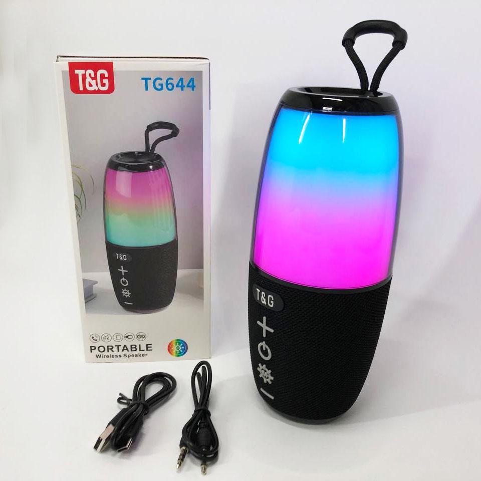 ᐉ Колонка портативная TG644 5W с RGB подсветкой и ремешком Черный • Купить в Киеве, Украине ...
