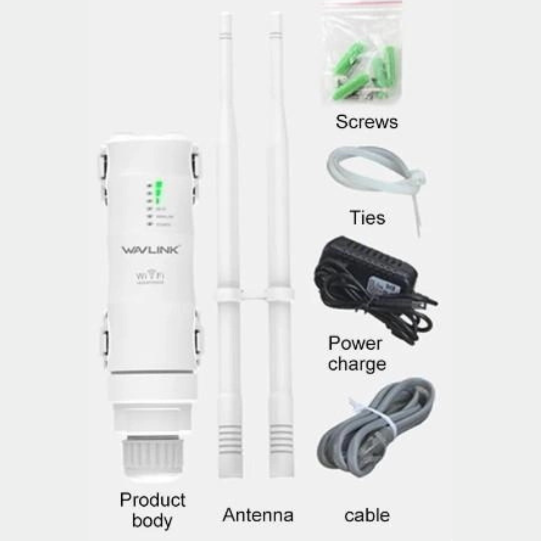 ᐉ Маршрутизатор вуличний Wavlink AC600 Dual Band Outdoor Wi-Fi Range ...