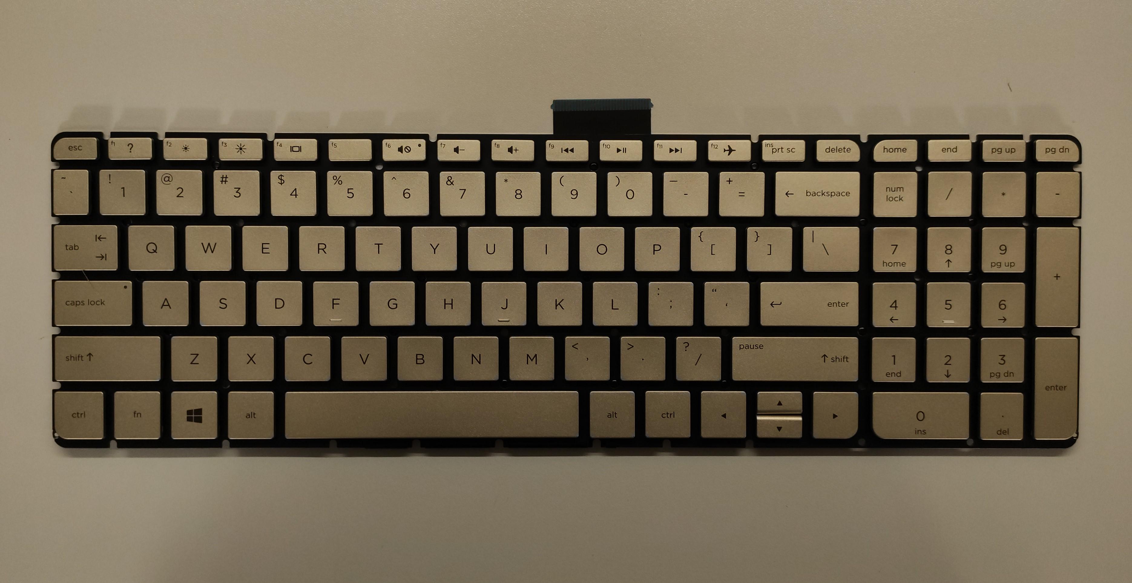 ᐉ Клавиатура HP 15-AB/15-AK/15-AU/15-BC/TPN-Q159/C122/Q172/Q173/Q162 Gold (K550) • Купить в ...