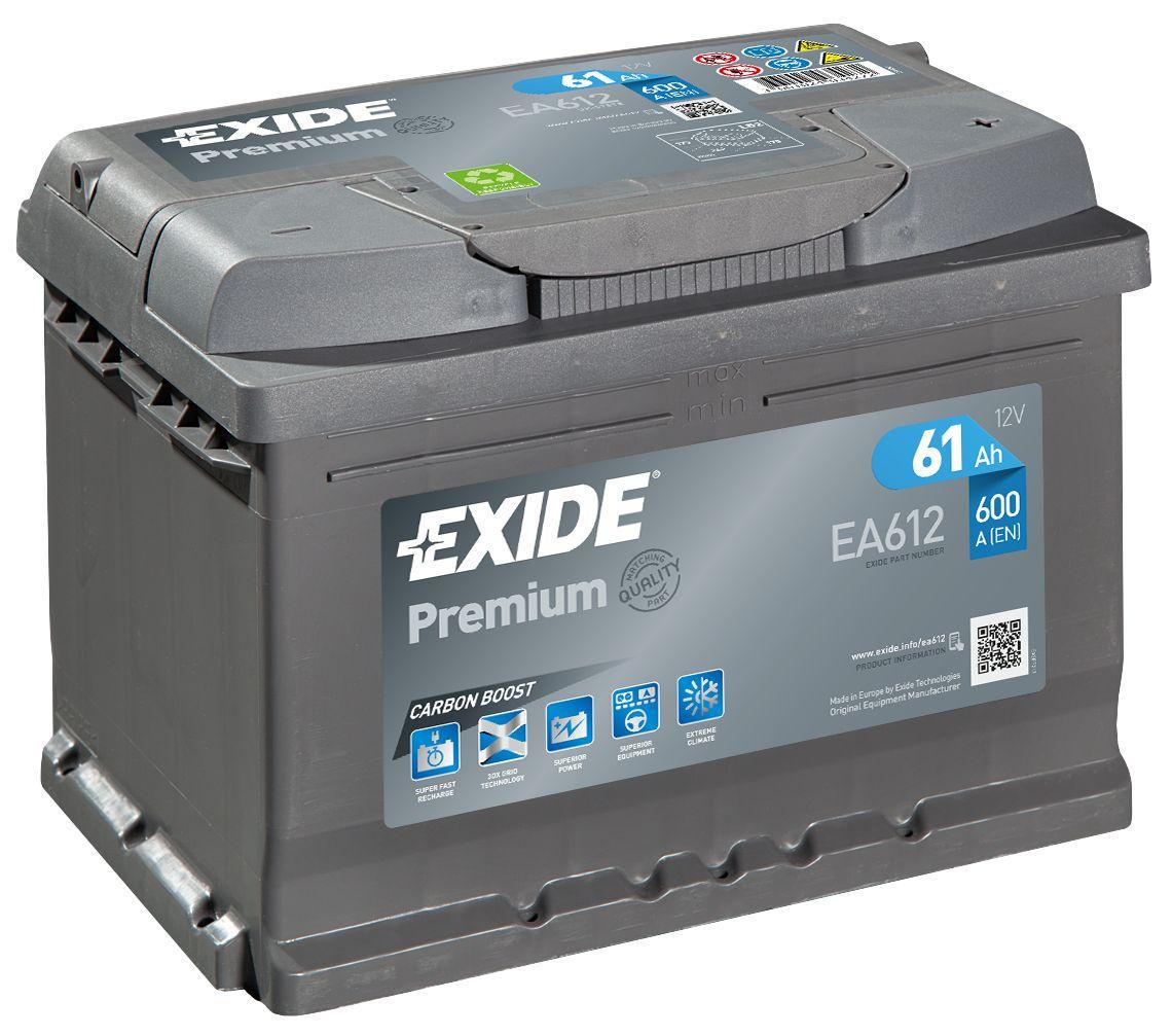 ᐉ Аккумулятор автомобильный EXIDE Premium Carbon Boost EA612 EN 6СТ ...