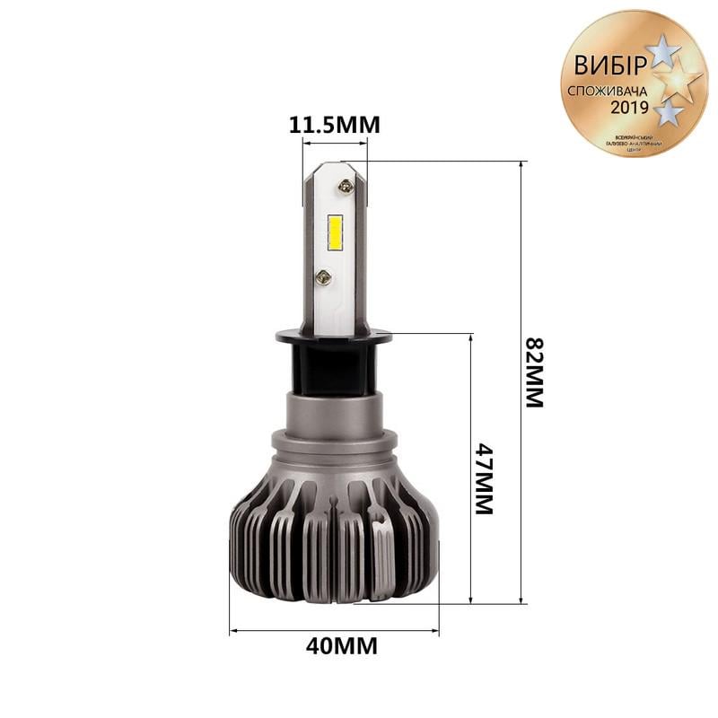 ᐉ Автолампы светодиодные Carlamp H3 Night Vision Gen2 Led 5000 Lm 5500 ...