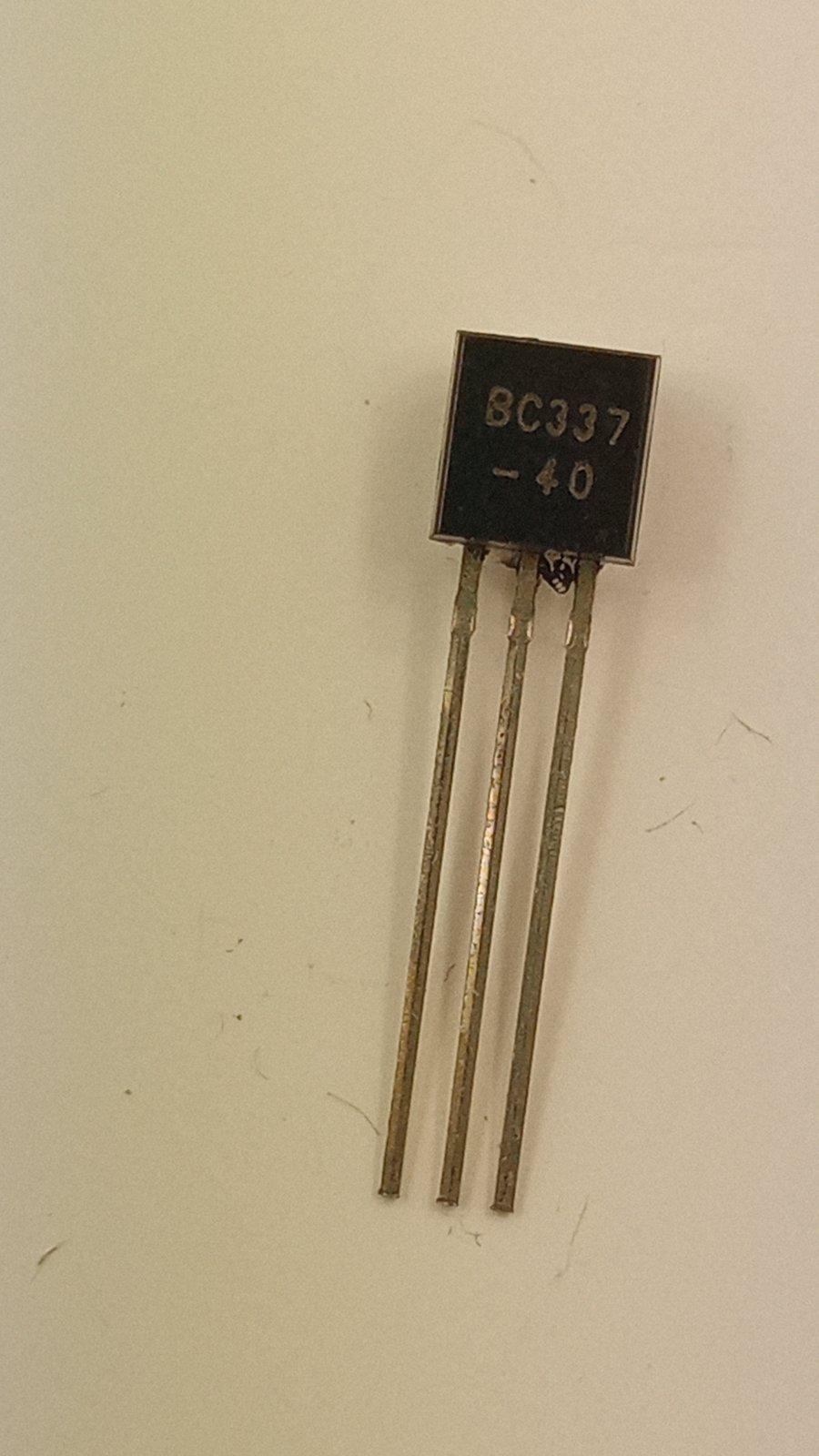 ᐉ Транзистор BC337-40 NPN 50V 0,8A TO-92 (02642) • Купить в Киеве ...