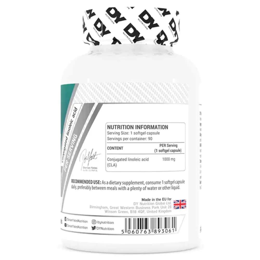 ᐉ Кислота кон’югована лінолева Dorian Yates Nutrition CLA 90 м'яких кап ...