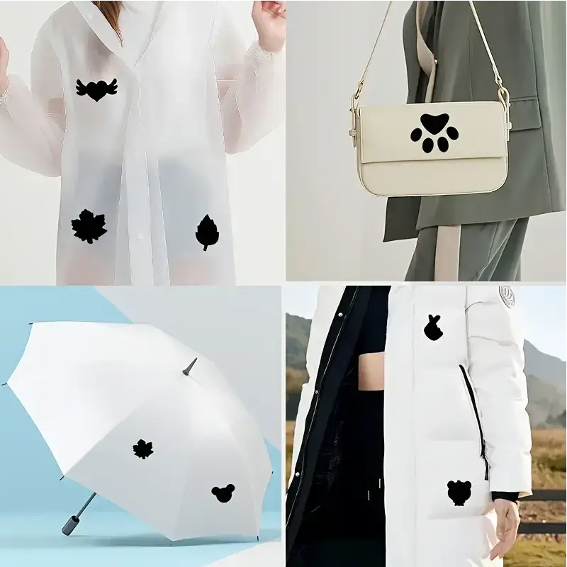 ᐉ Латки для одягу самоклейні нейлонові 16 шт. 25x14,5 см Сірий (R9459 ...