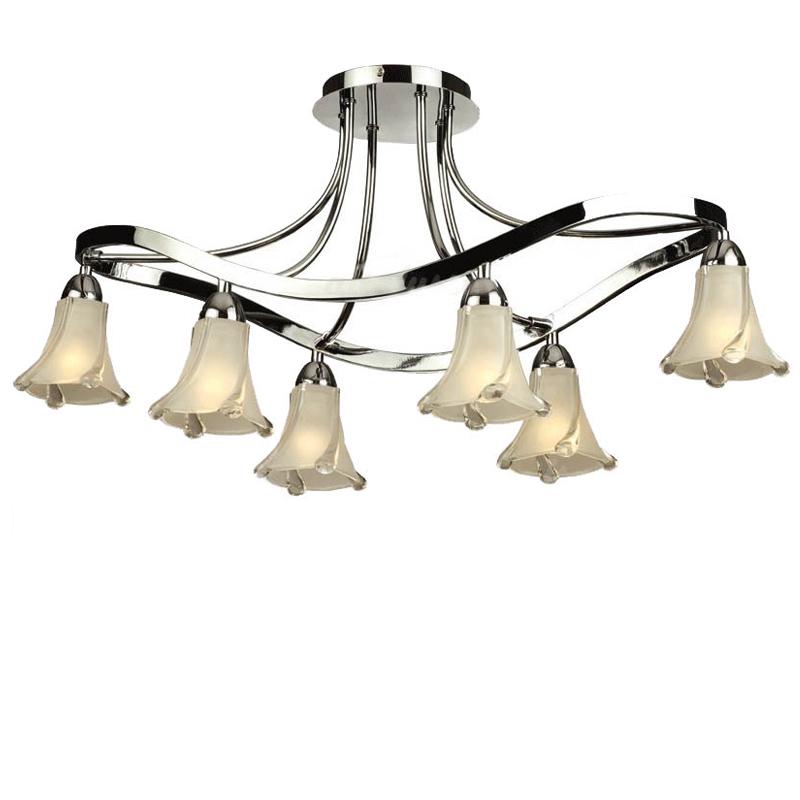 ᐉ Люстра стельова Light House ES-15971/6 на шість ламп Хром • Краща ...