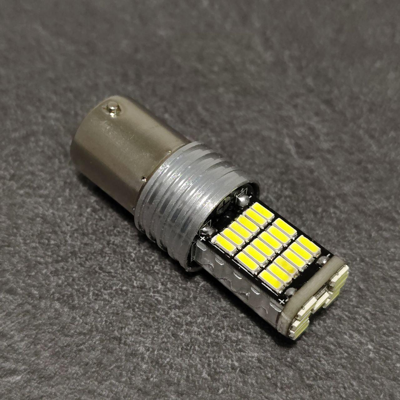 ᐉ Автолампа Ba15s 1156 P21W 45SMD 4014 12V 24V LED Білий (564STORE3 ...