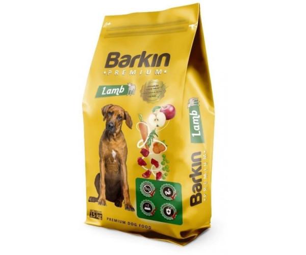 ᐉ Корм сухой BARKIN для взрослых собак всех пород с ягненком 15 кг