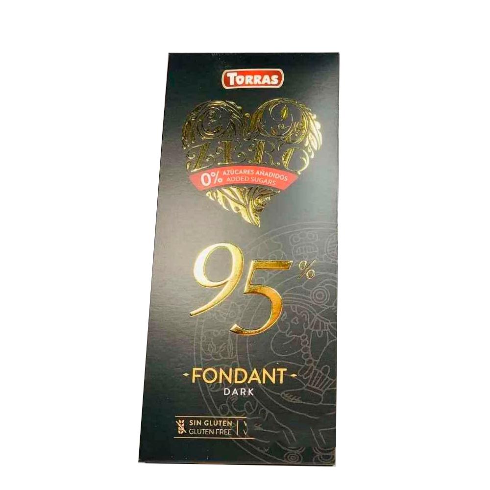 ᐉ Шоколад чорний Torras Dark Fondant 95% какао без цукру без глютену ...