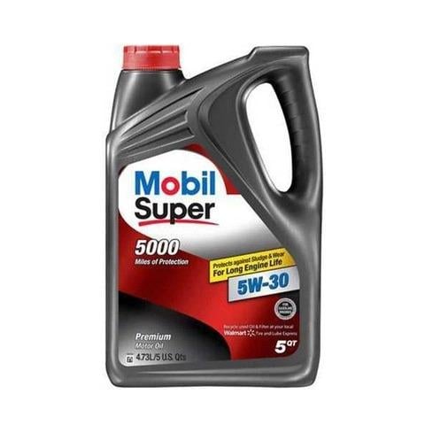 Моторне мастило Mobil Super 5000 5W-30 4,730 л (98LM53) • Краща ціна в ...