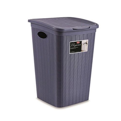 ᐉ Корзина для белья с крышкой Stefanplast Elegance 50 л 38x37x54,5 см ...