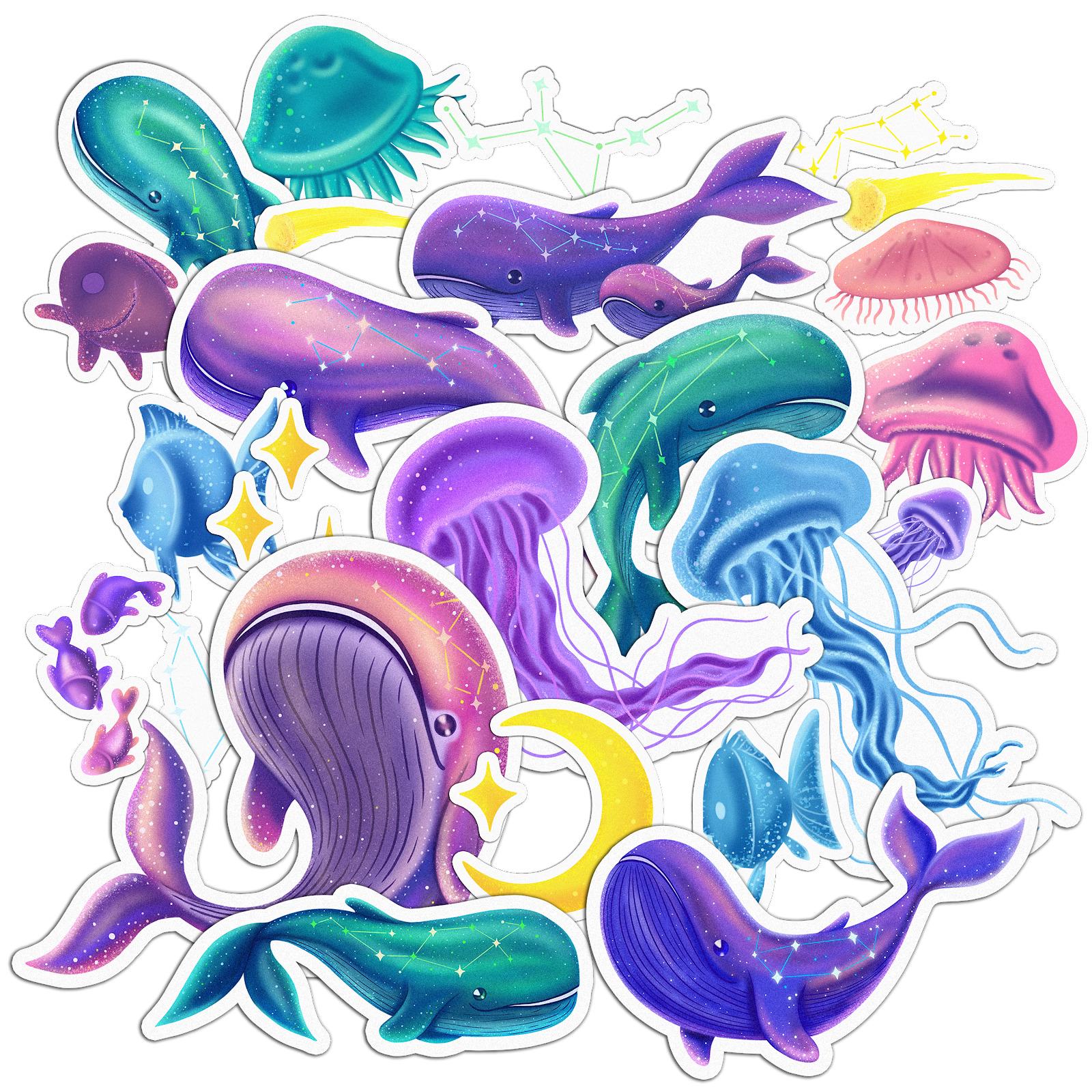 ᐉ Набір стікерів Lex Altern Чарівний океан вінілові 25 шт • Краща ціна в Києві Україні