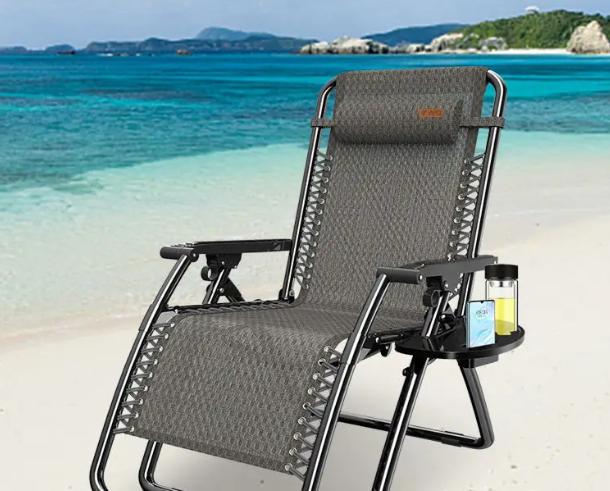 ᐉ Шезлонг Zero Gravity XXL до 120 кг • Краща ціна в Києві, Україні • Купити в Епіцентр