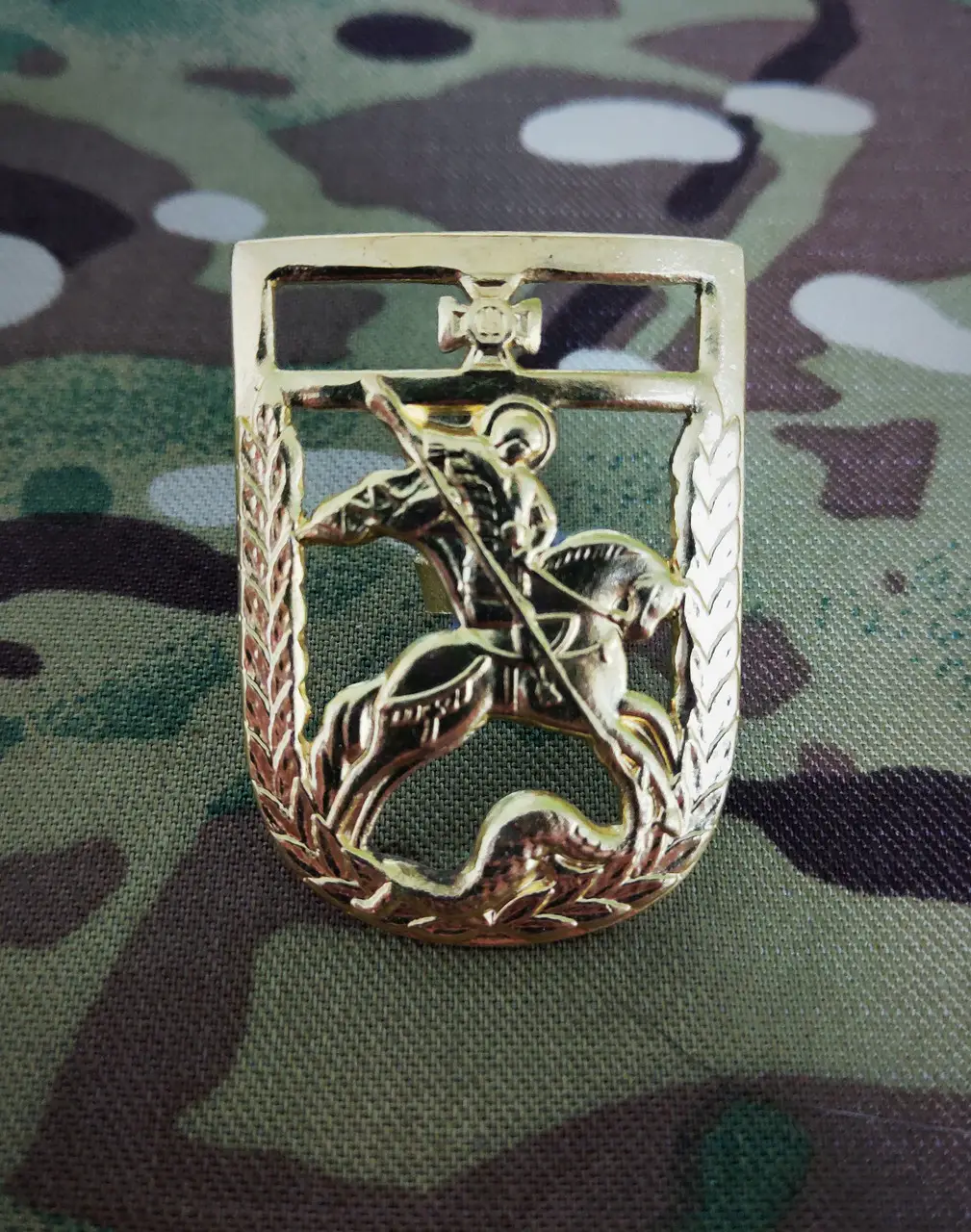 ᐉ Кокарда ГНСУ пограничная нового образца металлическая (12400656 ...