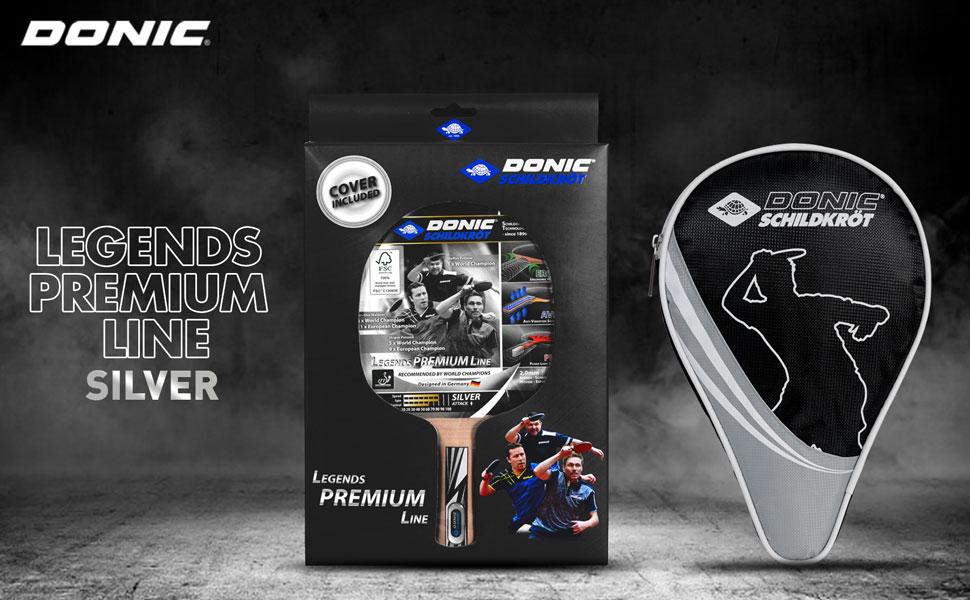 ᐉ Набор для настольного тенниса Donic Legends Silver • Купить в Киеве ...