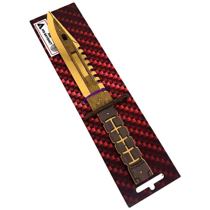 ᐉ Ніж сувенірний M9 Bayonet Gold (185315) • Краща ціна в Києві, Україні ...