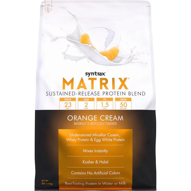 ᐉ Протеин Syntrax Matrix Orange Cream 2,2 кг • Купить в Киеве, Украине ...