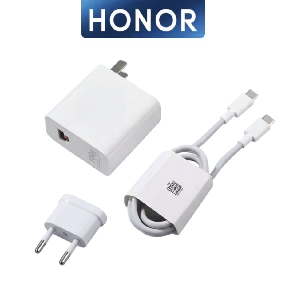 ᐉ Зарядний пристрій мережевий HONOR SuperCharge USB-A/Type-c 100W OEM з ...