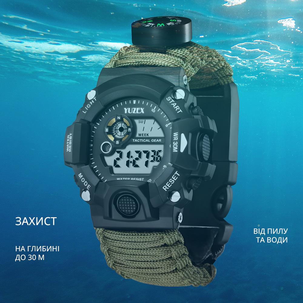 ᐉ Наручные часы мужские Yuzex Tactical KHK водонепроницаемые ...