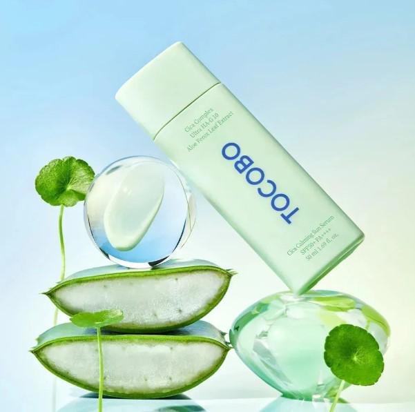ᐉ Сироватка сонцезахисна з центелою TOCOBO CICA CALMING SUN SERUM SPF50 ...