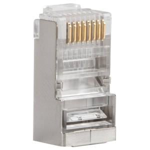 ᐉ Комплект коннекторов RJ45 8P8C STP Cat 5e Kingda KDPG8015 100 шт. (608626) • Купить в Киеве ...