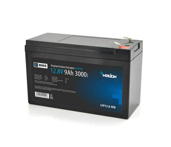 ᐉ Аккумуляторная батарея Merlion LiFePO4 12.8V 9AH для ...
