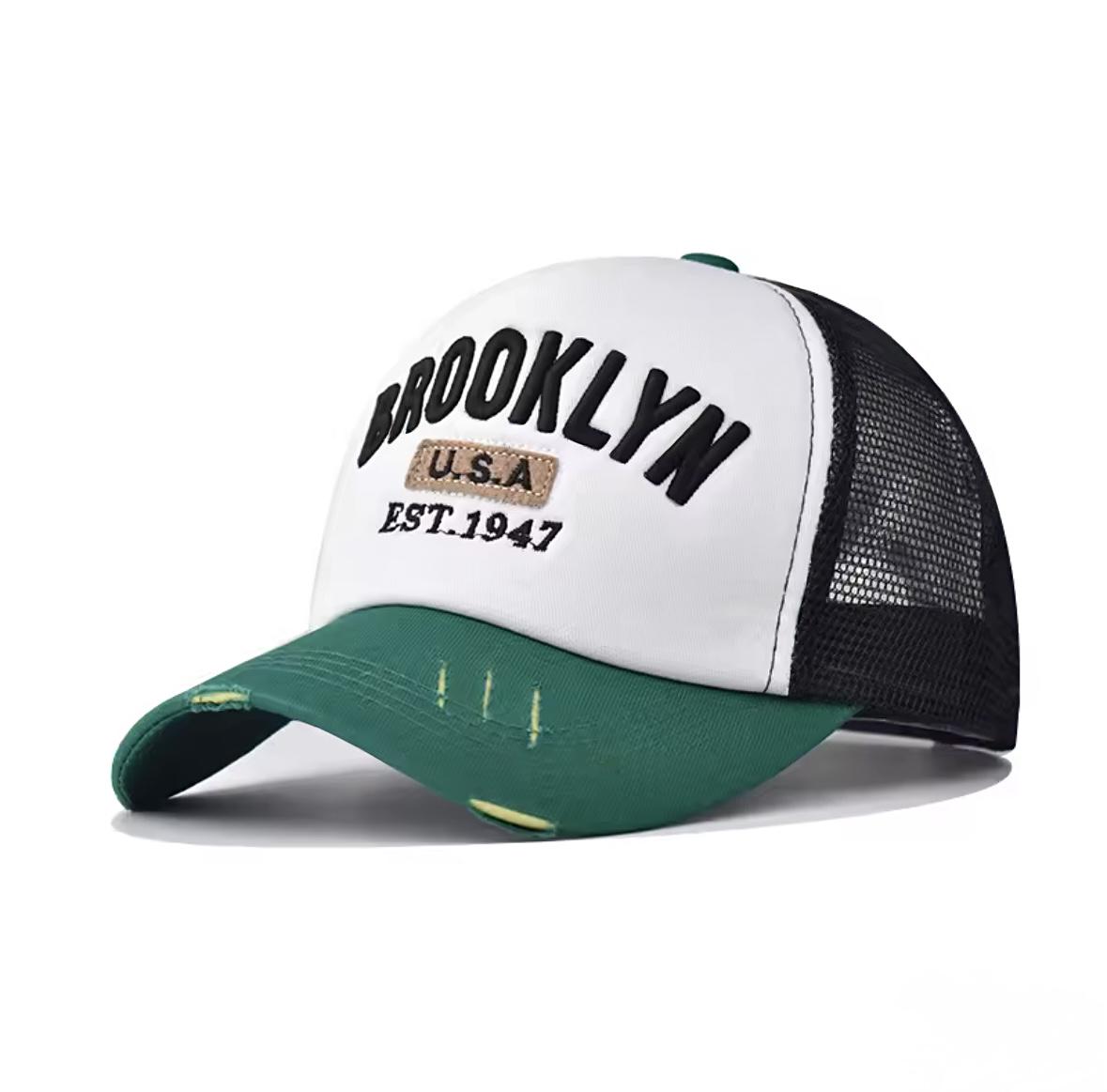 ᐉ Кепка тракер Wuke логотип Brooklyn з сіточкою унісекс оne size ...