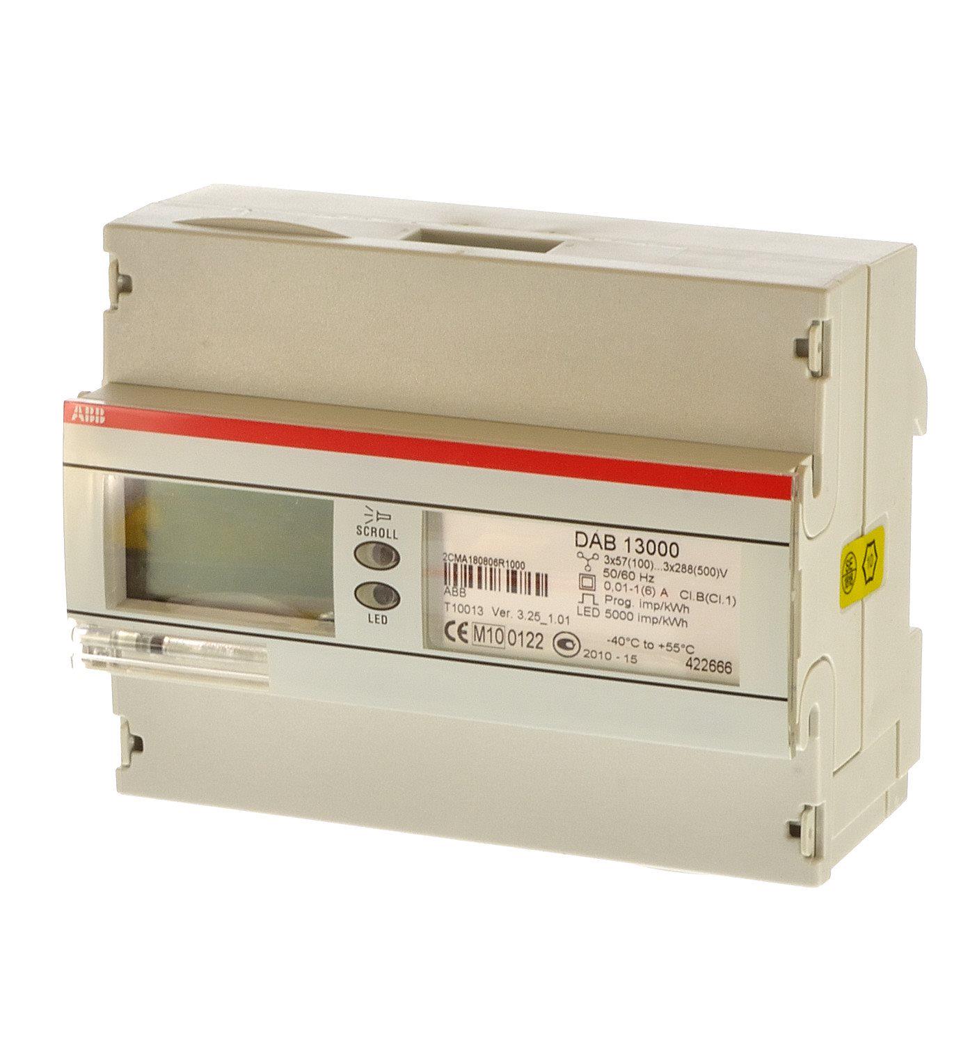 ᐉ Счетчик 3-фазный ABB 1б A/DАB 13000 • Купить в Киеве, Украине ...