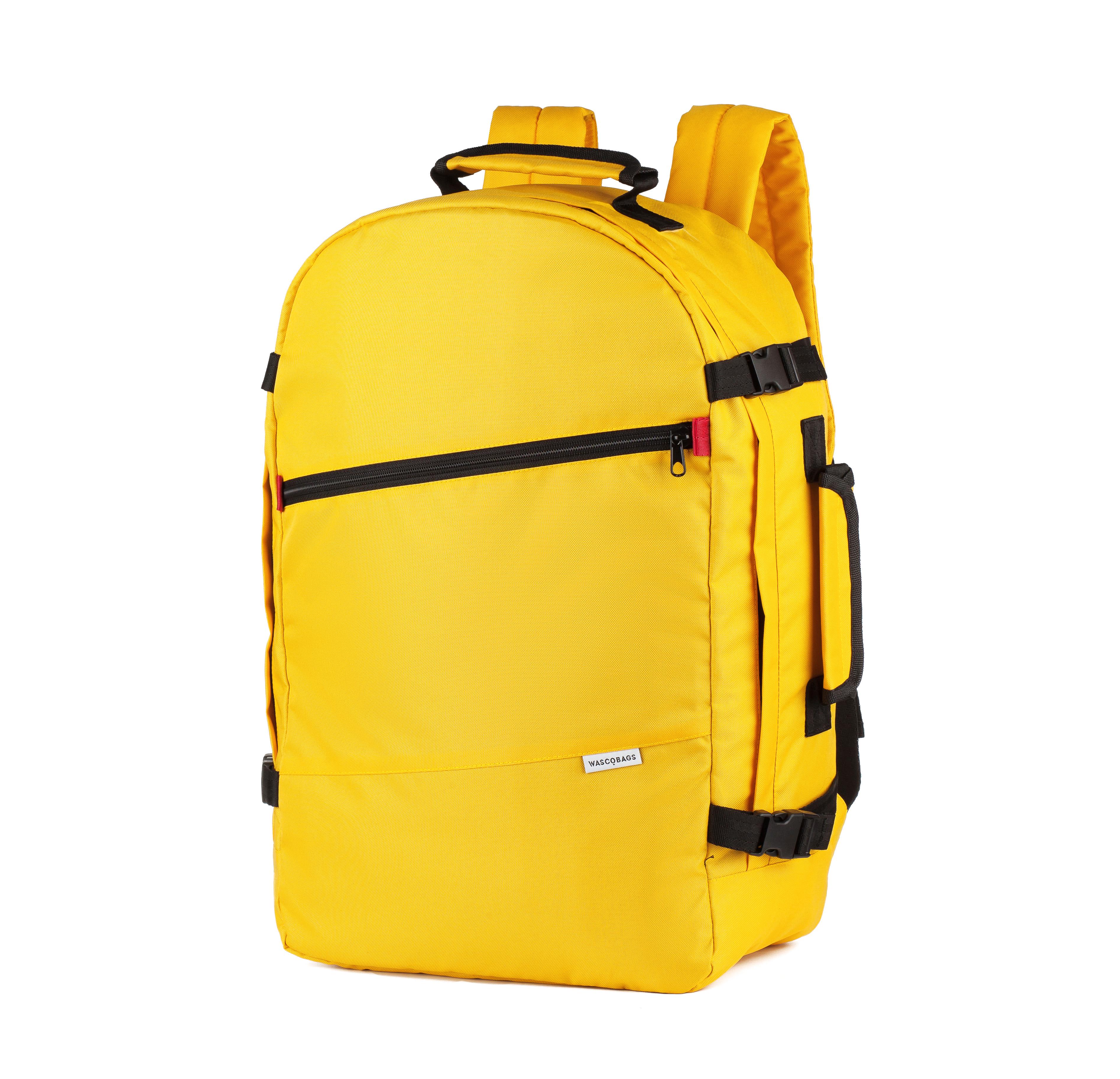 ᐉ Дорожный рюкзак Wascobags Light для ручной клади 55x35x20 см L Yellow