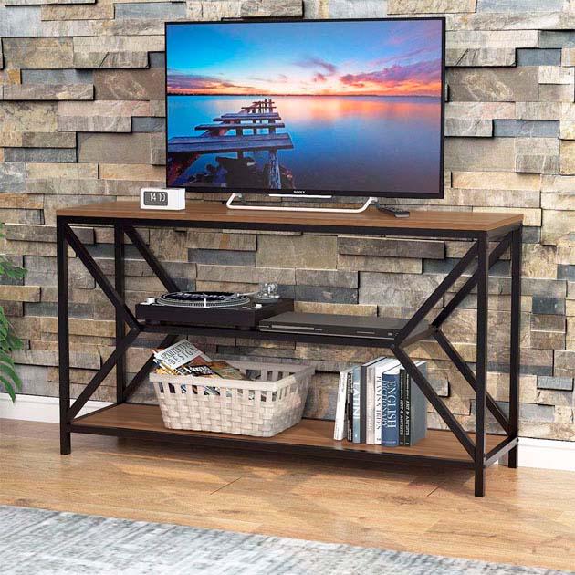 ᐉ Тумба під телевізор Msmloft каркас металевий 700 8 • Краща ціна в Києві Україні • Купити в