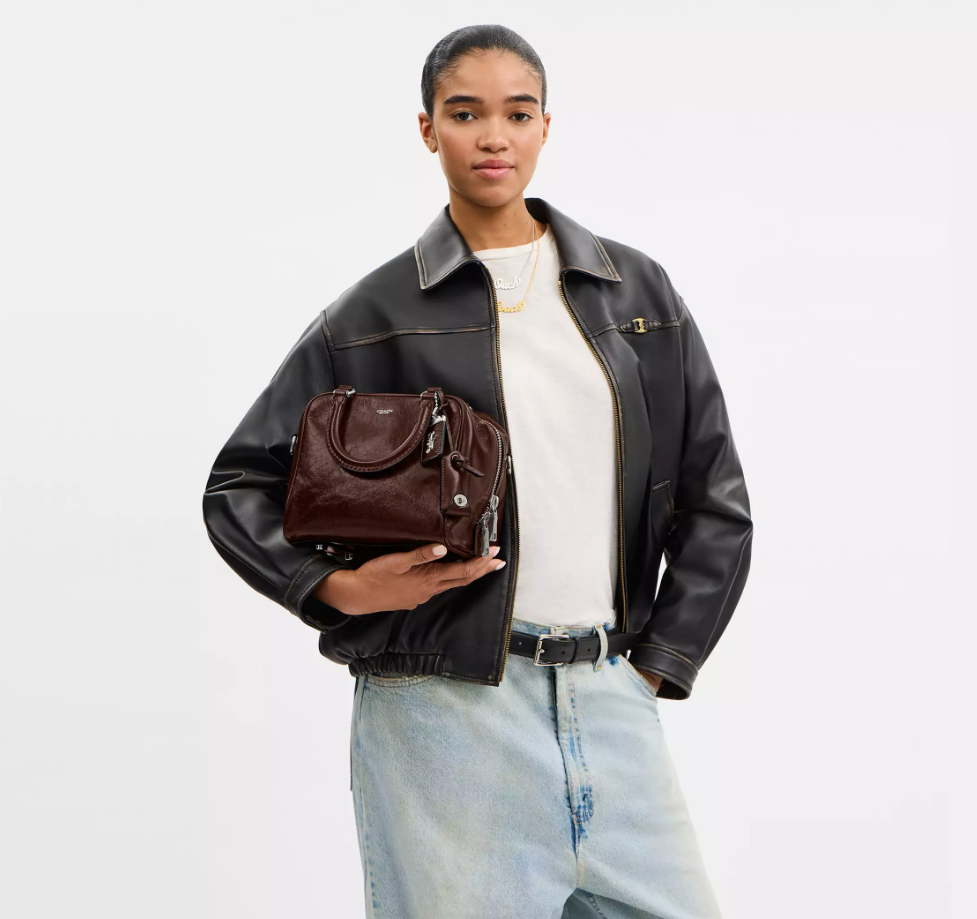 ᐉ Жіноча сумка шкіряна Coach Cube Rogue Bag 20 Lh/Maple • Краща ціна в ...