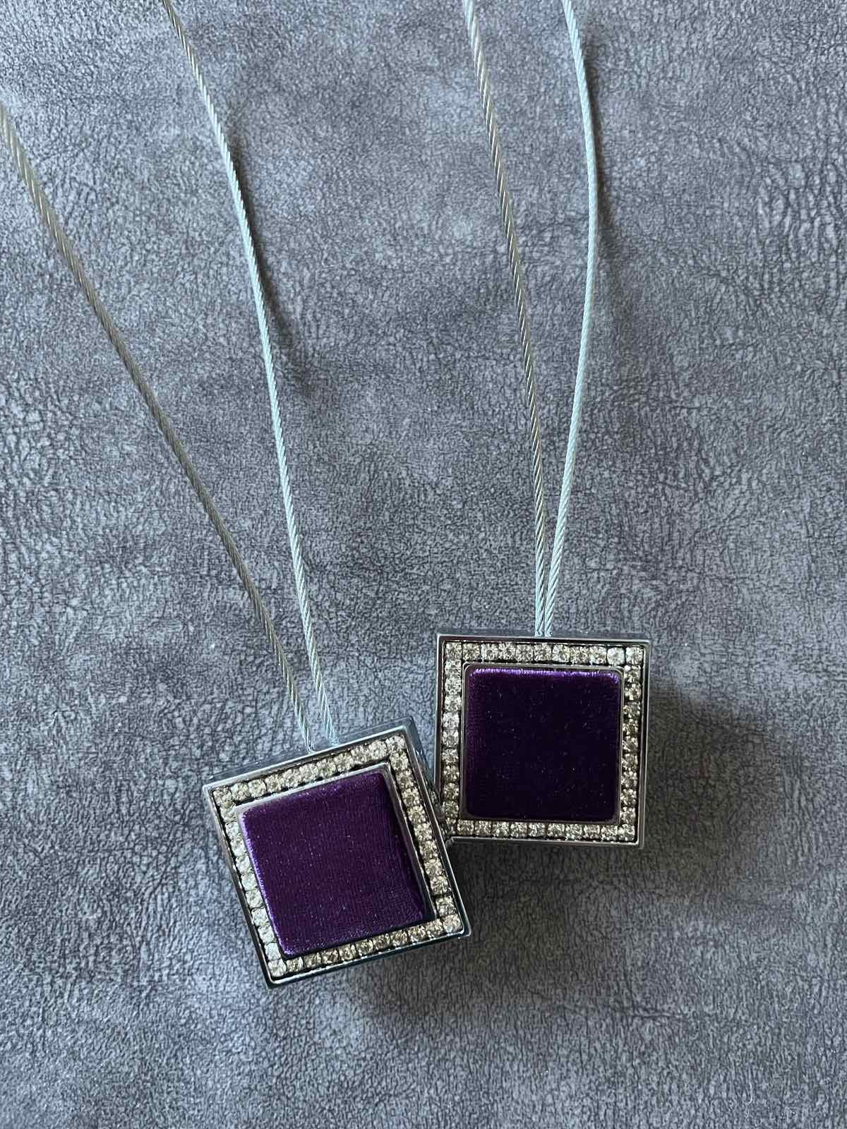 ᐉ Магніт для штор і тюлі фіолет 2 шт 1070 • Краща ціна в Києві Україні • Купити в Епіцентр