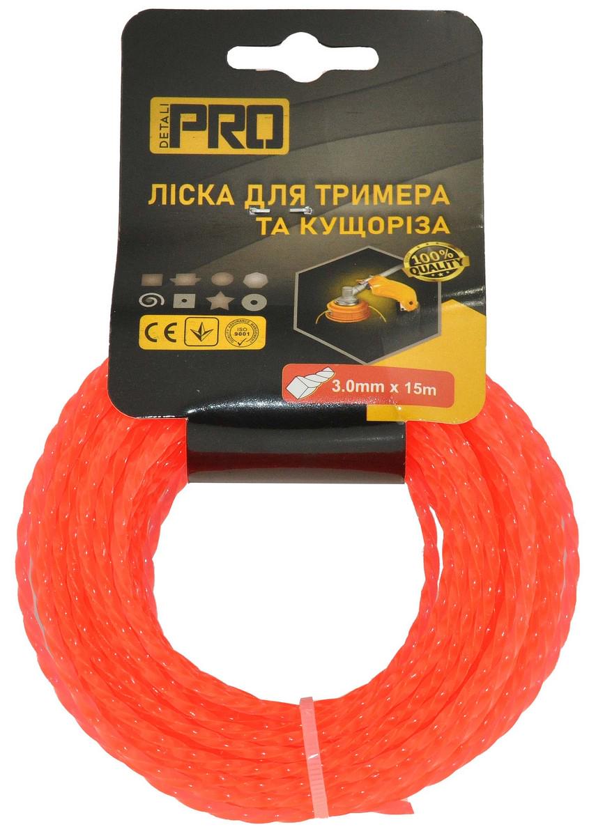 ᐉ Леска триммера спираль 3 мм 15 м (les243)
