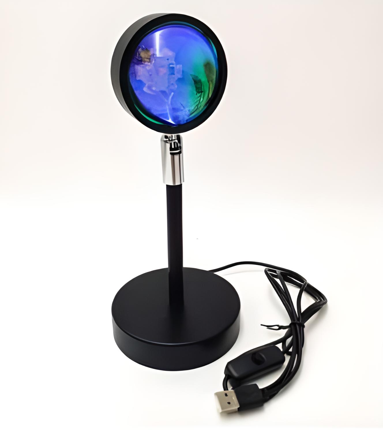 ᐉ Светильник-лампа проекционный USB led Lamp UKC Sunset настольный