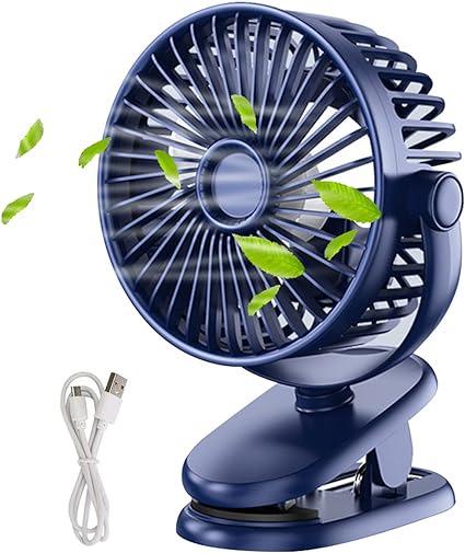 ᐉ Вентилятор настільний FAN-AF01 на прищіпці 3 режими роботи Чорний ...