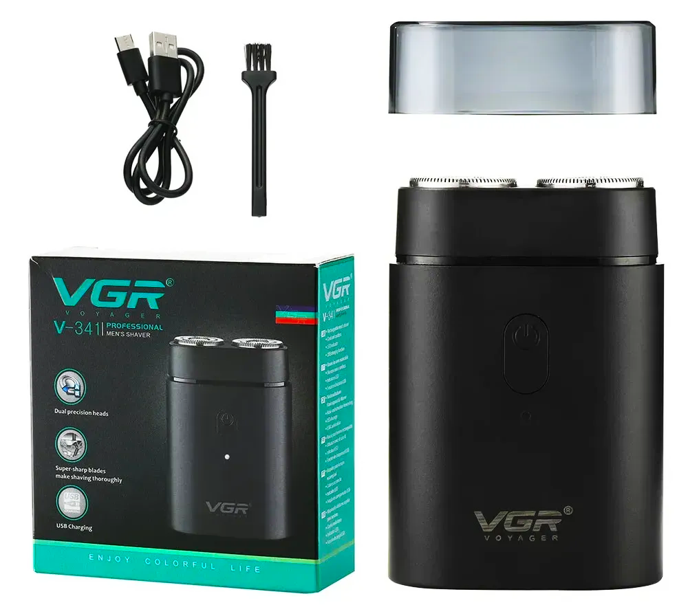 ᐉ Электробритва аккумуляторная VGR V-341 USB (25636146) • Купить в Киеве, Украине • Лучшая цена ...