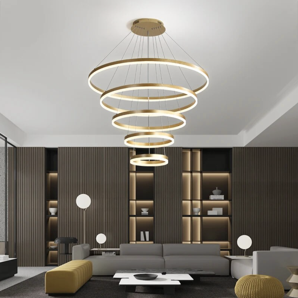 ᐉ Люстра SAFIT PJ812G-5LED Симфонія Золотий (PJ812G-5) • Краща ціна в ...