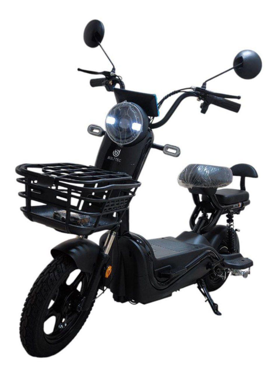 ᐉ Електровелосипед Bolttec з'ємний акумулятор 19 Ah Li-ion 800W Чорний ...